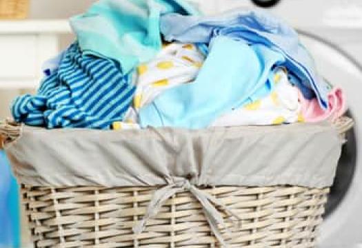 clean clothes basket