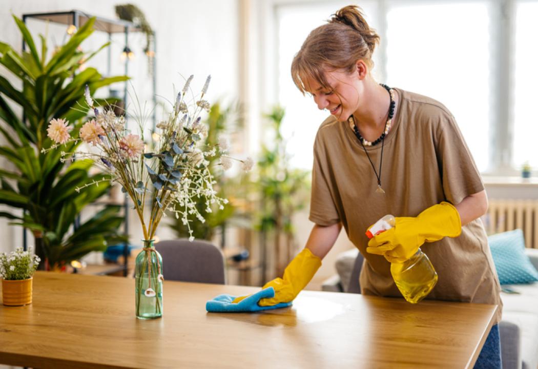 How to Safely Clean Various Table Surfaces | Merry Maids